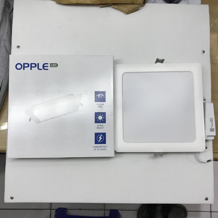 Jual Opple Lampu Downlight Led Panel Kotak 18 watt ECOMAX SLIM Inbow Cahaya Putih | Shopee Indonesia
