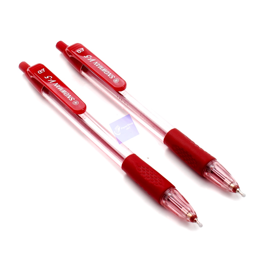Jual SNOWMAN - Pena Ballpoint V5 0.7 - Ballpen - Pcs | Shopee Indonesia