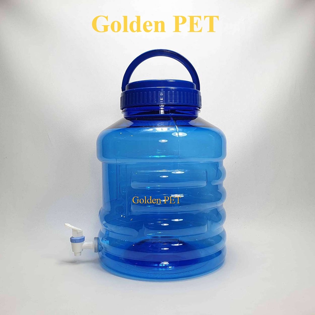 Jual Galon Guci 12 Liter Tutup Handle Kran / Galon PET / Galon Plastik ...