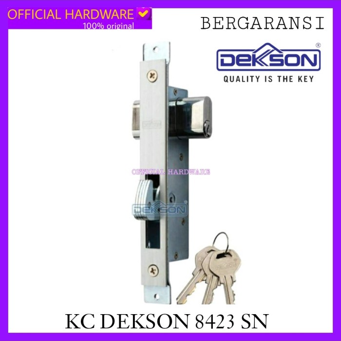 Jual kunci kait dekson 8423 kunci pintu sliding geser dekson 1set ...