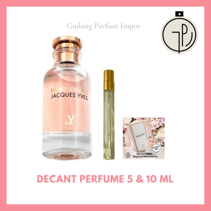 Jual Decant Fragrance World Jacques Yves Roses De Mai EDP Original ...