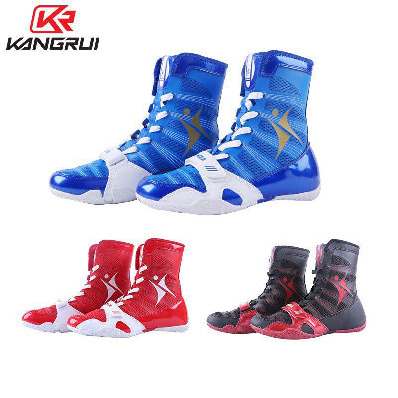 Jual Sepatu Tinju Kangrui / Kangrui boxing shoes / sepatu tinju tanding ...