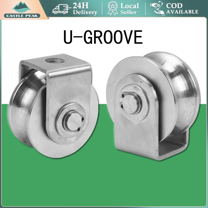 Jual Katrol Berbentuk U Roller Wheel Bearings U Groove Pulley Wheels ...