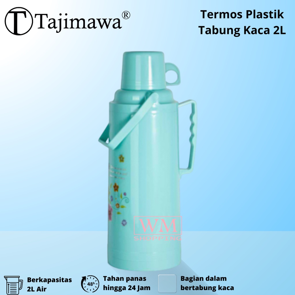 Jual WMShopping - Termos Air Panas 2 Liter Plastik Premium / Termos ...
