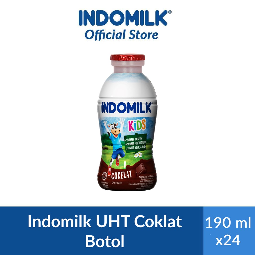 Jual Indomilk Coklat Botol 190 ml x 24 [1 Karton] | Shopee Indonesia