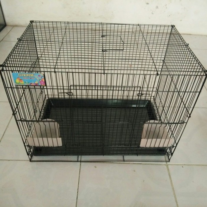 Jual KANDANG LIPAT BESI | TERNAK KOTAK | 47X 31 X 33 | MARMUT KELINCI ...