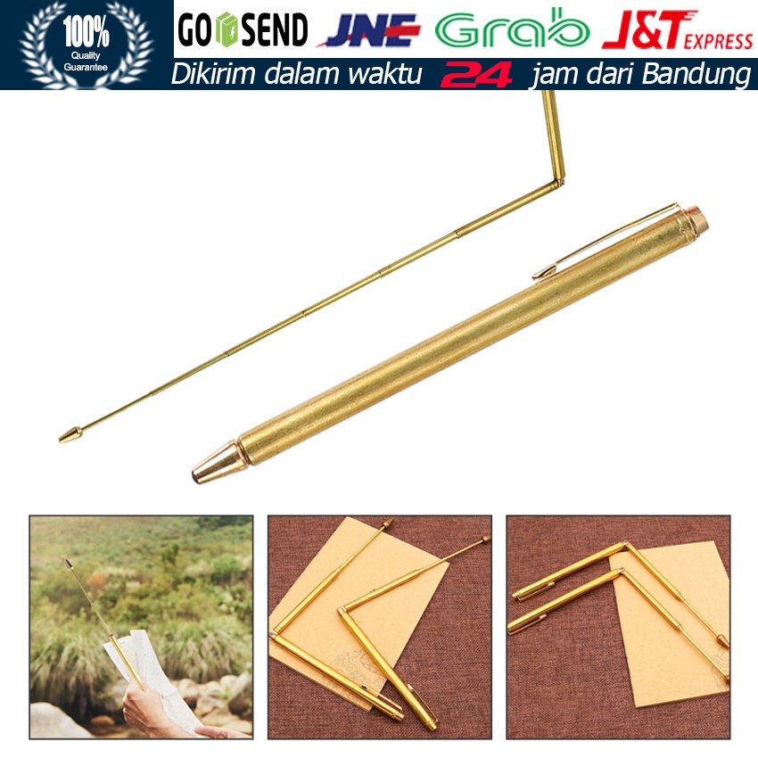 Jual 1Pc Tongkat Dowsing Adjustable Flexible Bahan Kuningan Tahan Lama ...