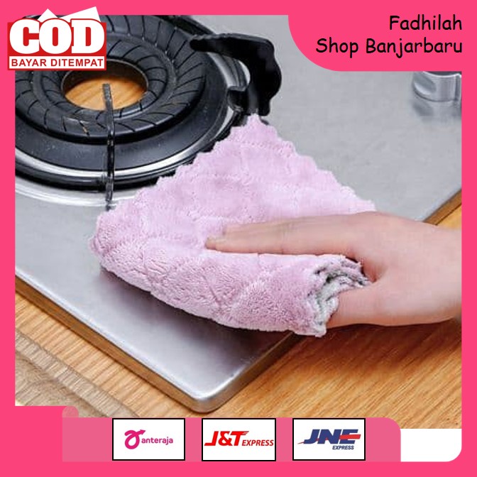 Jual KAIN LAP PIRING ANTI MINYAK BAHAN MICROFIBER / LAP CUCI PIRING ...