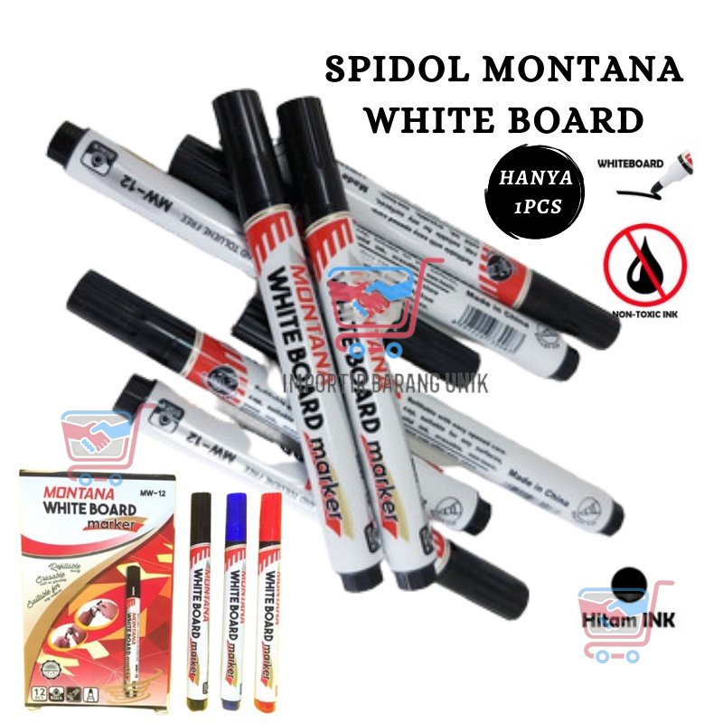 Jual IMB -F207- Spidol Montana Whiteboard - Spidol Papan Tulis - Spidol ...