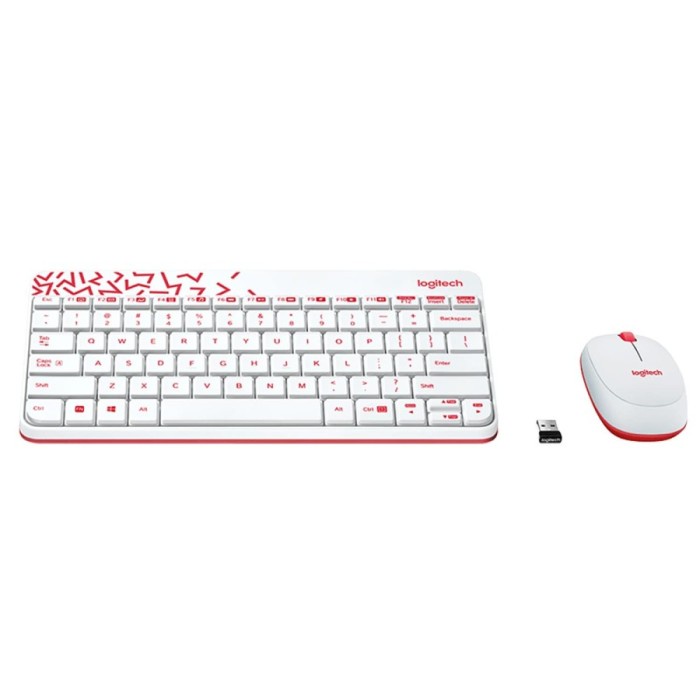 Jual Logitech Wireless Combo Keyboard + Mouse Mk240 - M212 Mini ...