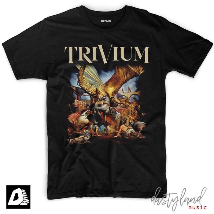 Jual Kaos Band TRIVIUM - IN THE COURT OF THE DRAGON | Shopee Indonesia
