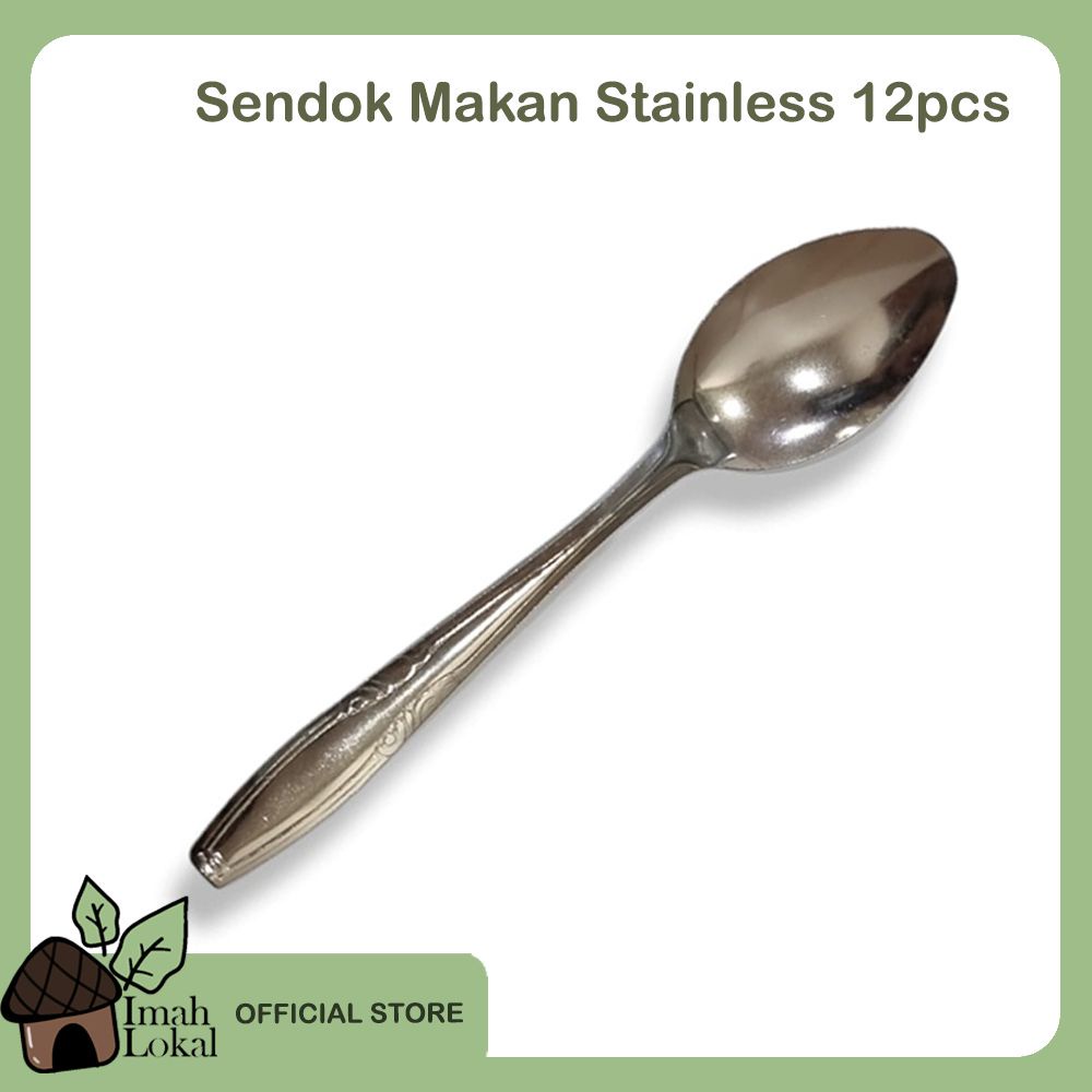 Jual 12pcs Sendok Makan Stainless Steel / Sendok Catering - MGM ...