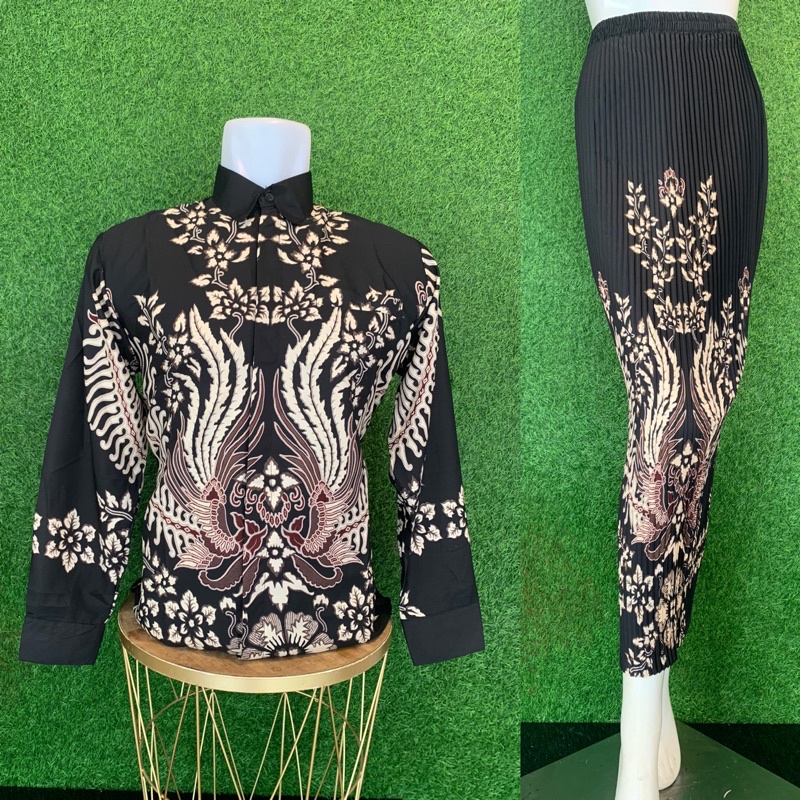 Jual batik couple / batik set / batik couple terbaru / batik lengan ...