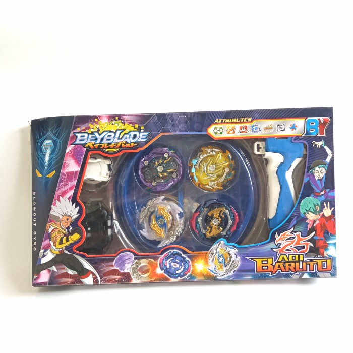 Jual beyblade burst 4 in 1 set Arena Beyblade - Merah | Shopee Indonesia