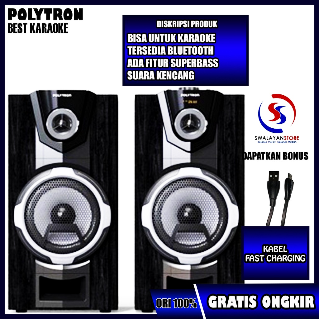 Jual Khusus Jatim Speker Aktif Bluetooth Polytron 8F12 Garansi Resmi ...