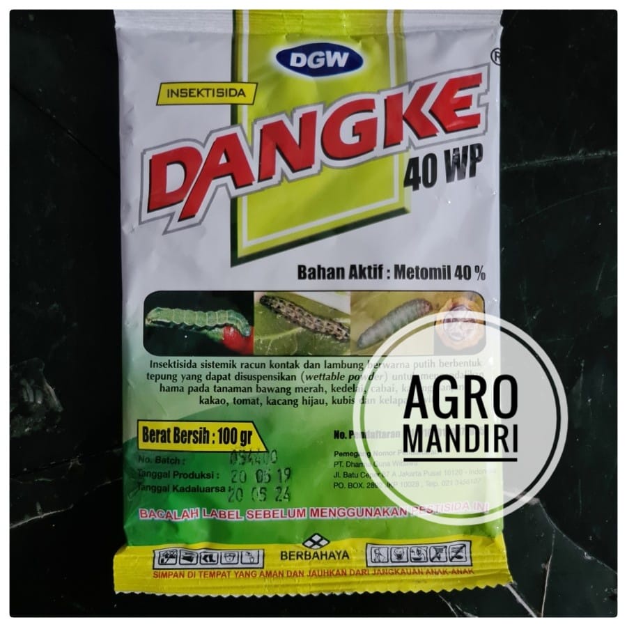 Jual Dangke 40 WP 100 Gram Insektisida Pembasmi Hama Ulat dan Penggerek ...