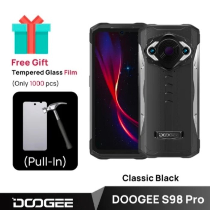 Jual DOOGEE S98 Pro Rugged Phone 8GB RAM 256GB ROM Android 12 MTK Helio ...