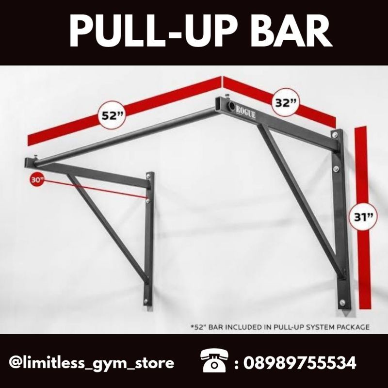 Jual CUSTOM ALAT PULL-UP PULL UP PULLUP BAR SYSTEM OLAHRAGA CROSSFIT ...