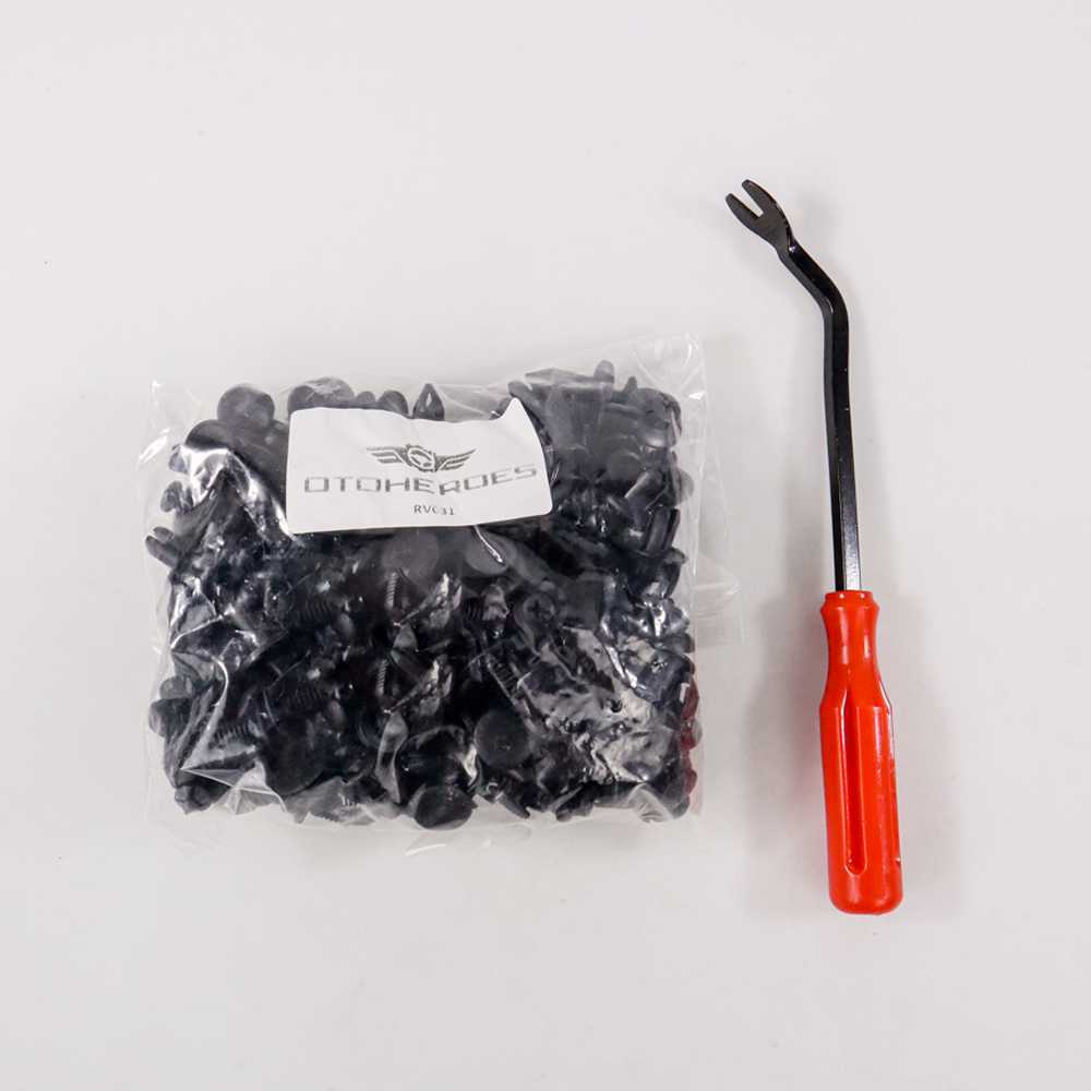 Jual 190 PCS HITAM Semua + Pencongkel Bautnya - Baut Rivet Universal ...