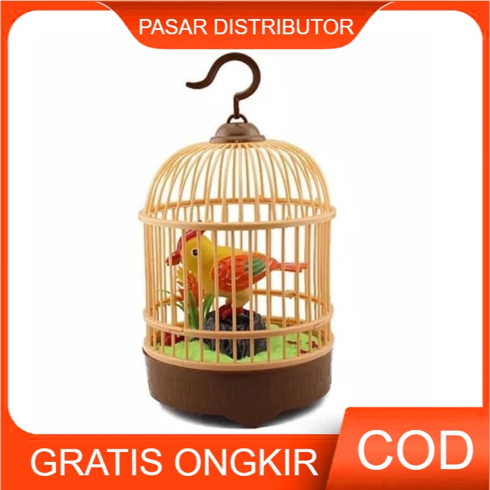 Jual Pasar Distributor Heartful Bird Toy Burung Dalam Sangkar Sensor ...