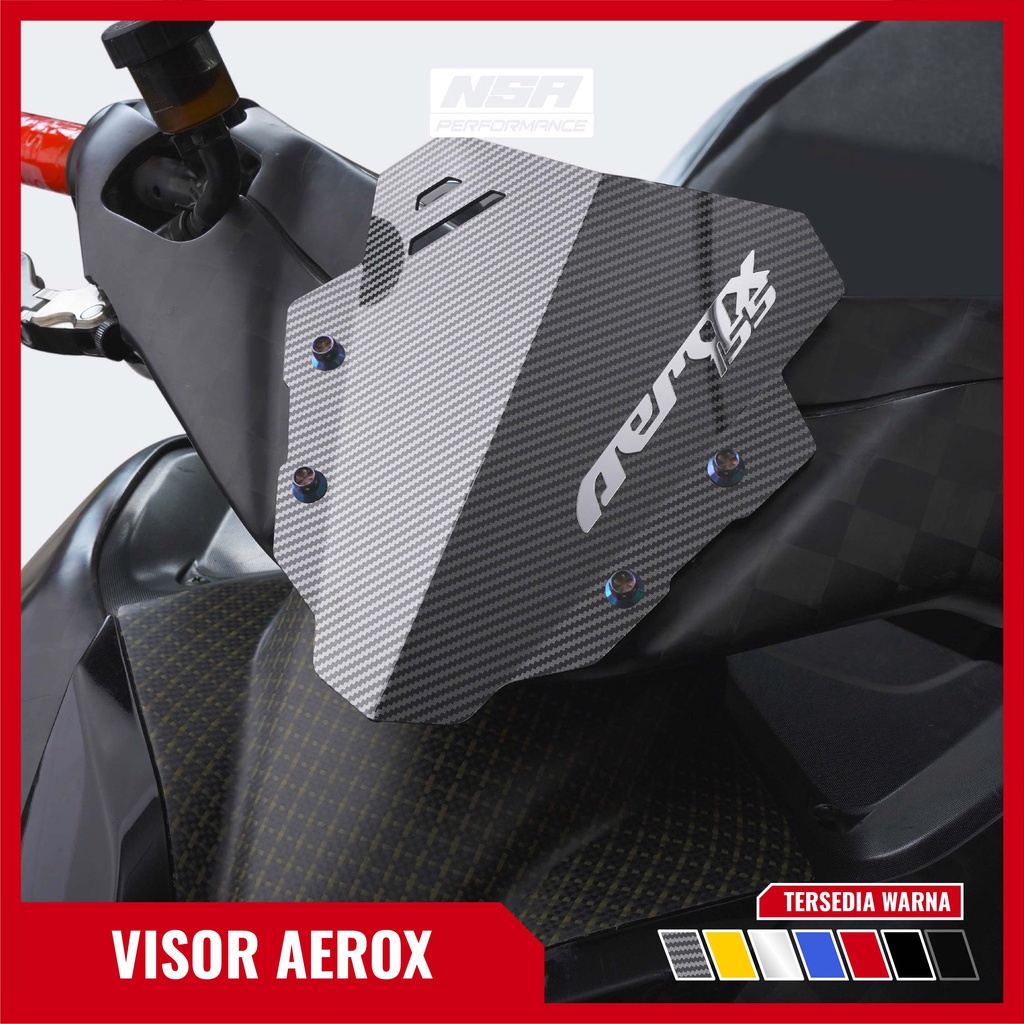 Jual VISOR AEROX WINDSHIELD AEROX CARBON ALL AEROX NEW AEROX 2017-2022 ...