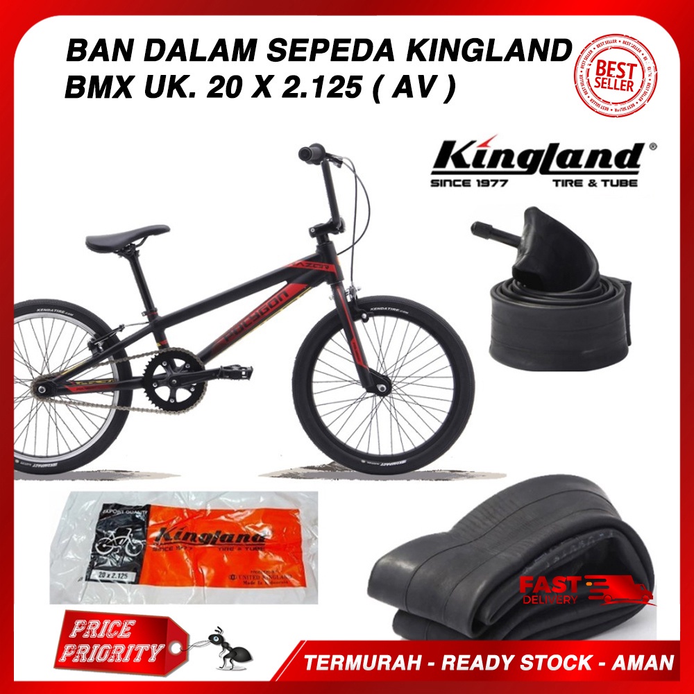 Jual Ban Dalam Sepeda KINGLAND 20 x 2.125 Ban dalem BMX 20 x 2125 AV 48mm | Shopee Indonesia