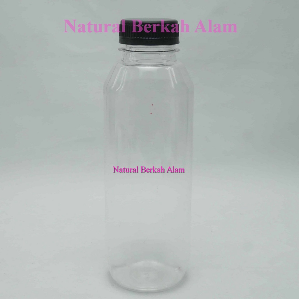 Jual Botol Plastik 500 ml Kale Bulat Natural / Botol Kale / Botol ...