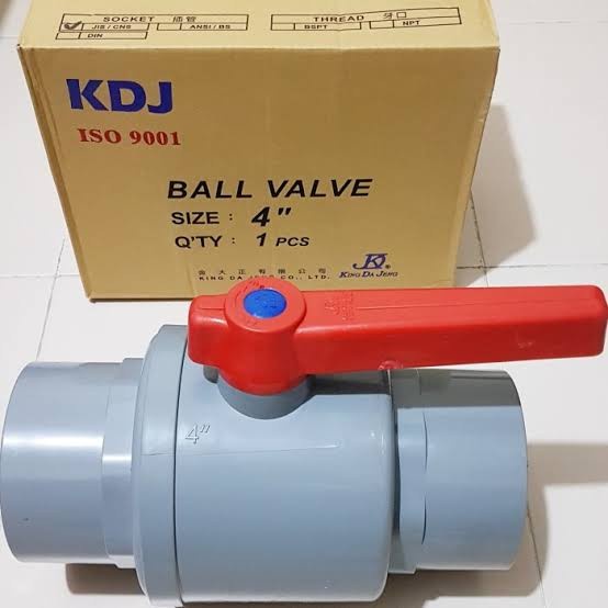 Jual Ballvalve 4" inch KDJ Ball Valve Stop Kran Stopkran Polos 4 inch | Shopee Indonesia