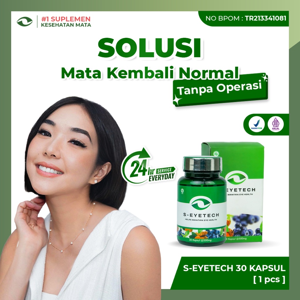 Jual SMART VISION Suplemen Mata Minus & Silinder Terbaik - S-EYETECH 30 ...