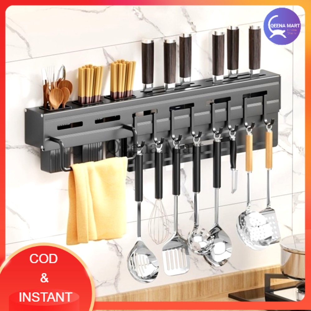 Jual Rak Gantungan Kitchen Utensil Peralatan Alat Masak Dapur 59.5cm ...