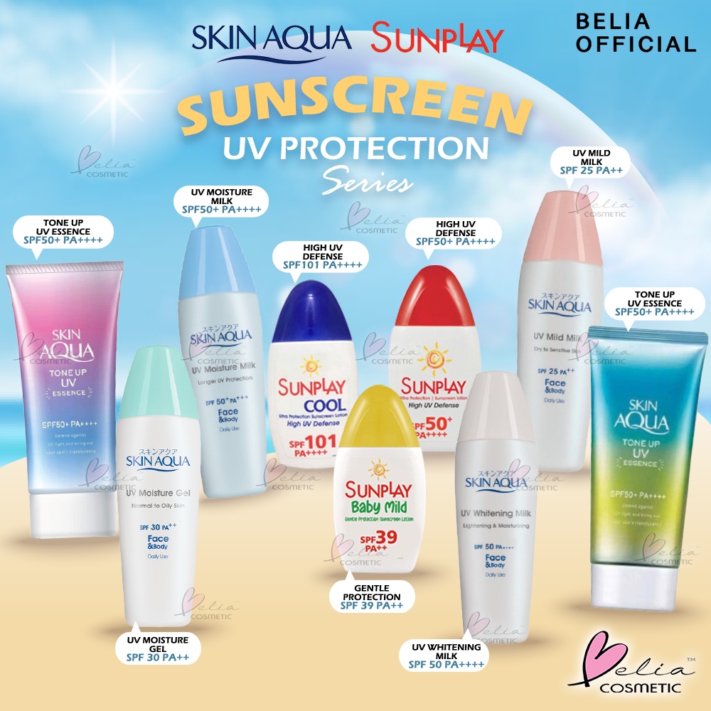 Jual SKIN AQUA Tone Up UV Essence | UV Moisture Milk SPF 50+ PA+++ 40g ...