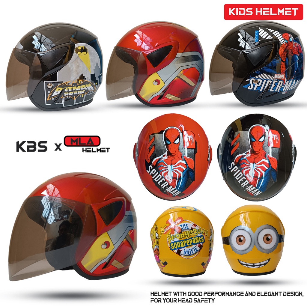 Jual Helm Anak KBS ANAK Kids SNI Untuk Anak Umur 3-7 Tahun COD | Shopee ...
