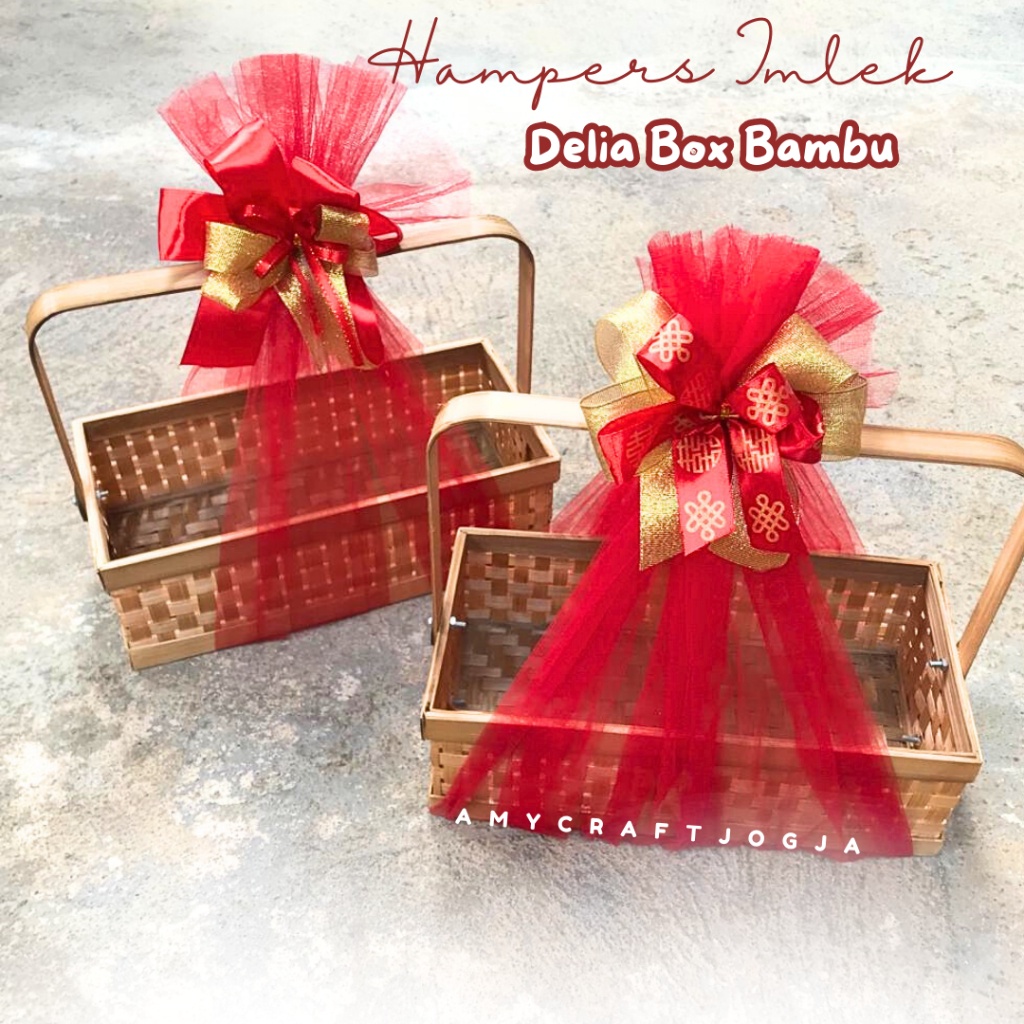 Jual [SPESIAL IMLEK] Hampers Bambu Delia Box Spesial Imlek | Hampers ...