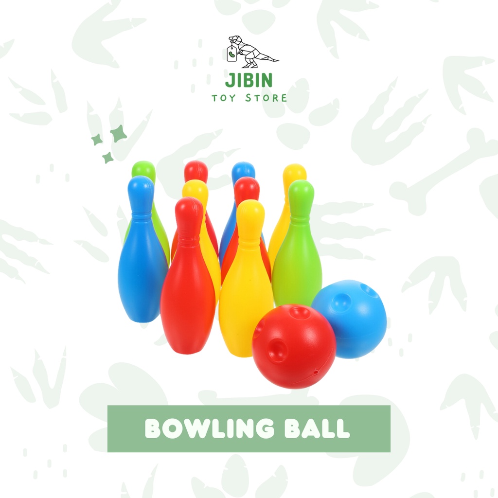 Jual JIBIN Mainan Bowling Plastic 10Pcs Set Olahraga Sport | Shopee ...