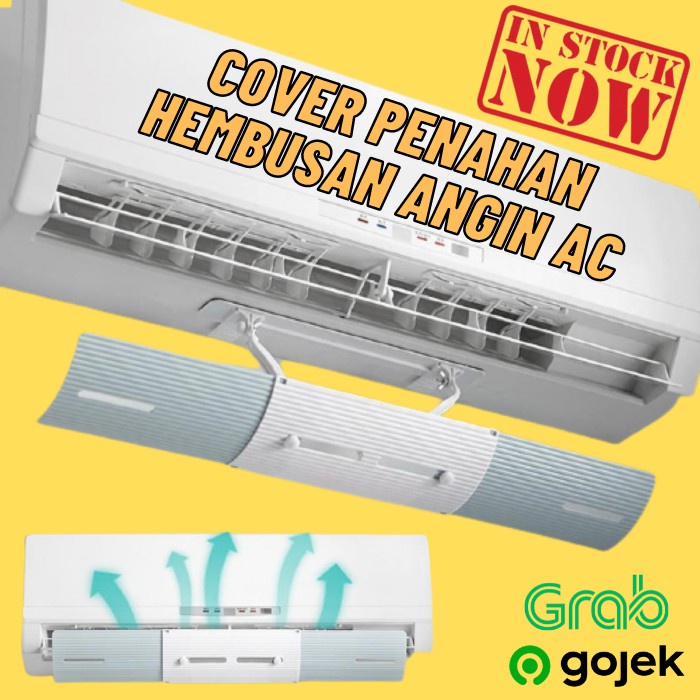Jual Cover Penghalang Hembusan Angin AC Reflektor Penahan Talang AC ...