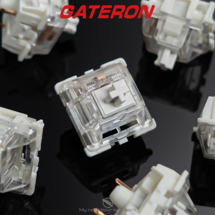 Jual GATERON KS-9 White Linear Switch 3-Pin PCB Mechanical Keyboard ...