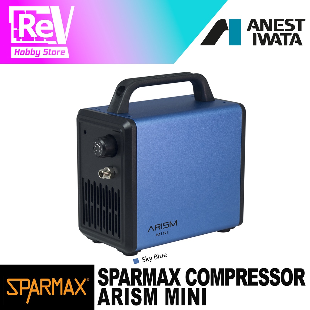 Jual KOMPRESOR COMPRESSOR AIRBRUSH SPARMAX ARISM MINI BLUE GUNDAM MG HG ...