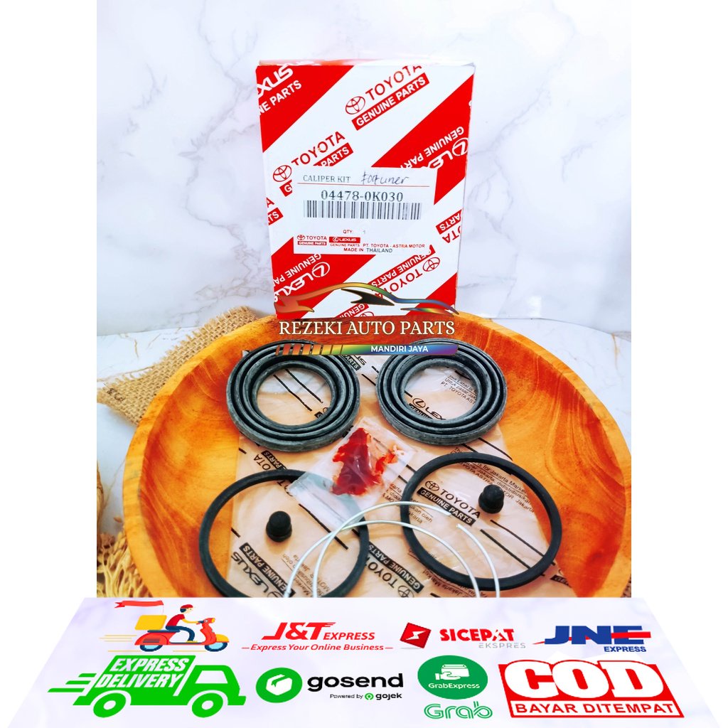 Jual CALIPER KIT SEAL KARET CAKRAM REM DEPAN FORTUNER / HILUX VIGO ORIGINAL TOYOTA | Shopee ...