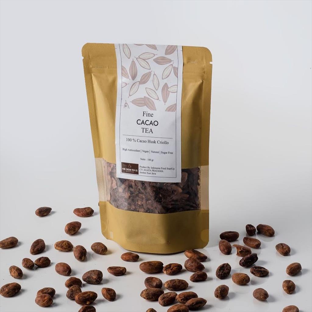 Jual Fine Cacao Tea 100g / Teh Keto dari Biji Kulit Kakao Cokelat ...