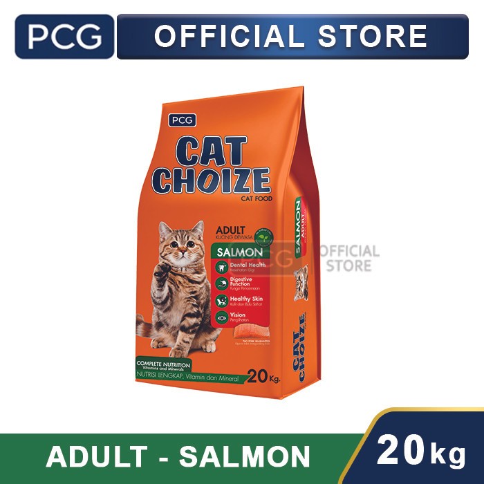 Jual Cat Choize Dry Cat Food Adult Salmon Flavor 20 Kg | Shopee Indonesia