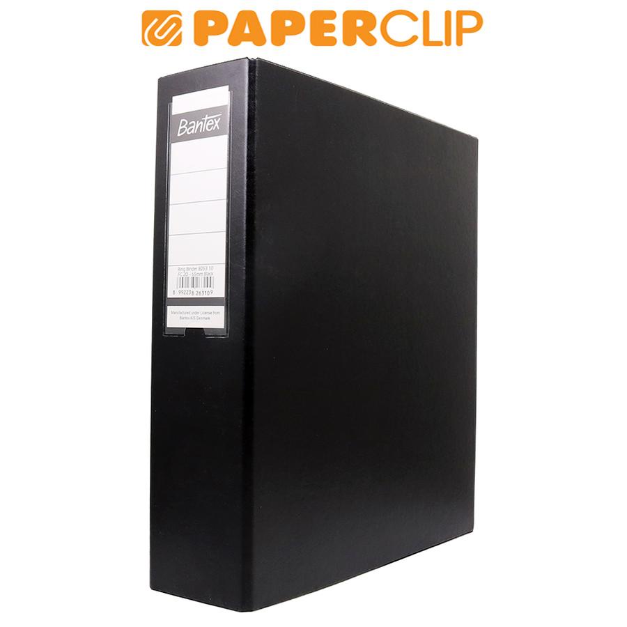 Jual RING BINDER BANTEX 8263 FOLIO 2 RING D 65MM 10 BLACK | Shopee ...