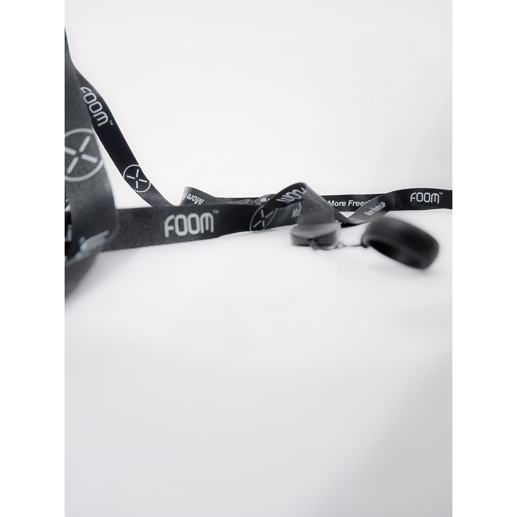 Jual LANYARD FOOM BLACK KARET 13MM BY FOOM ORIGINAL | Shopee Indonesia