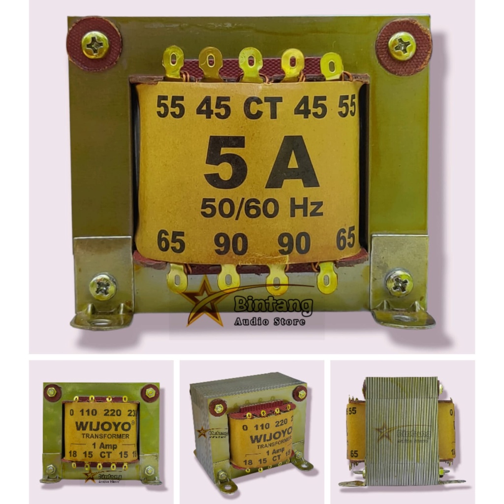 Jual Travo ct 90 Volt Original By WIJOYO / Trafo WIJOYO 5A Besar CT 90V ...
