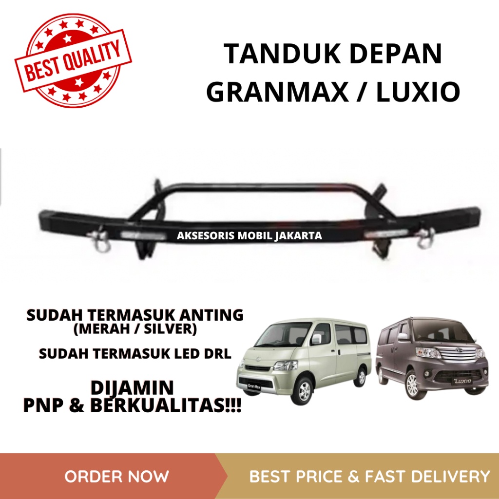 Jual TANDUK DEPAN MINI GRANMAX BESI PELINDUNG BUMPER DEPAN MOBIL GRAN ...