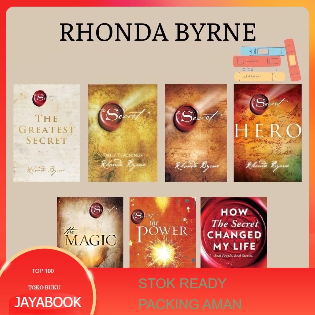 Jual (English) Rhonda Byrne The Secret 9 Books Collection (Power, Hero, Magic, Daily Teaching ...