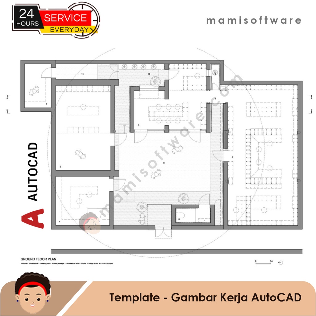 Jual Template - Gambar Kerja AutoCAD (format DWG) 3D & 2D | Shopee ...