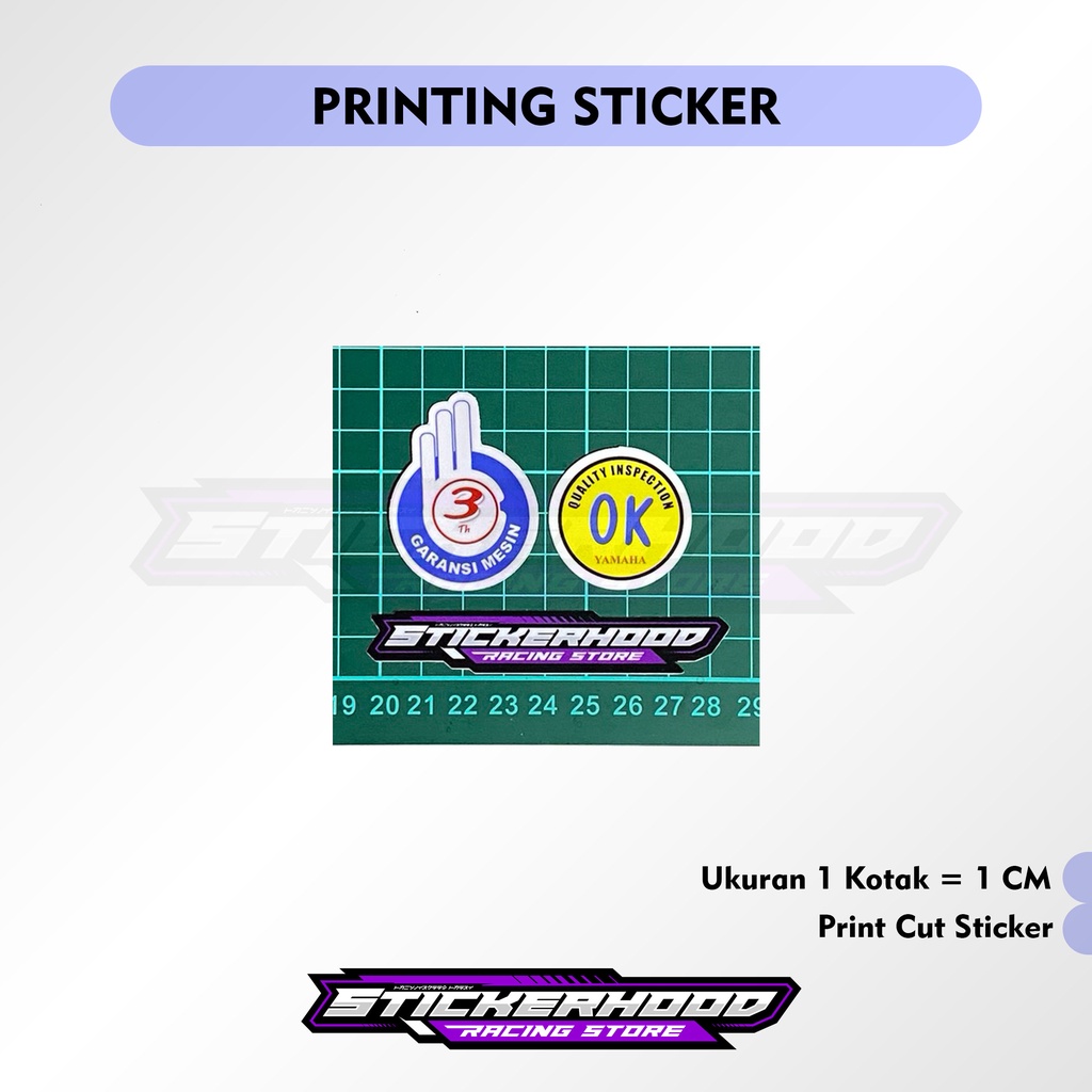 Jual STICKER STIKER INSPEKSI YAMAHA GARANSI 3 TAHUN OK | Shopee Indonesia