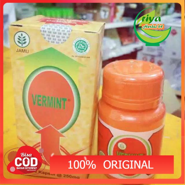 Jual Vermint 30 kapsul - Kapsul ekstrak cacing - Obat Typus dan Demam ...