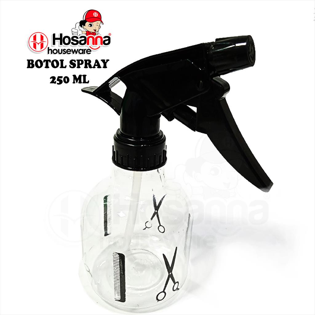 Jual Botol Spray / Botol Semprot 250 ml Bening / Botol Barber | Shopee ...