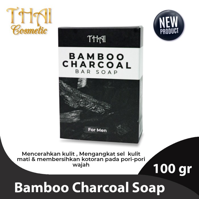 Jual SBN- Sabun Thai Bamboo Charcoal Bar Soap 100gr | Sabun Cuci Muka ...
